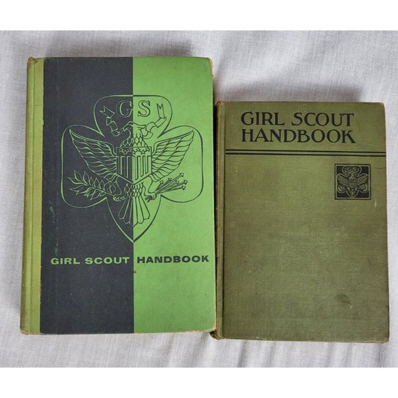 Other | Antique Vintage Girl Scout Handbooks Set Of 2 1933 1953 1955 ...
